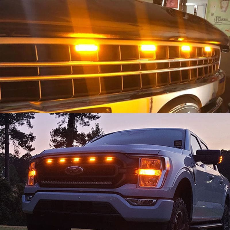 Universal Grill Lights for All Vehicles | LED Grill Lights for Trucks ...