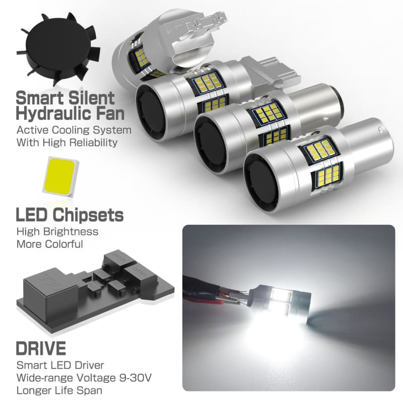 Underground Lighting - 7507 PY21 T20 Canbus No Error LED Bulbs (2 ...
