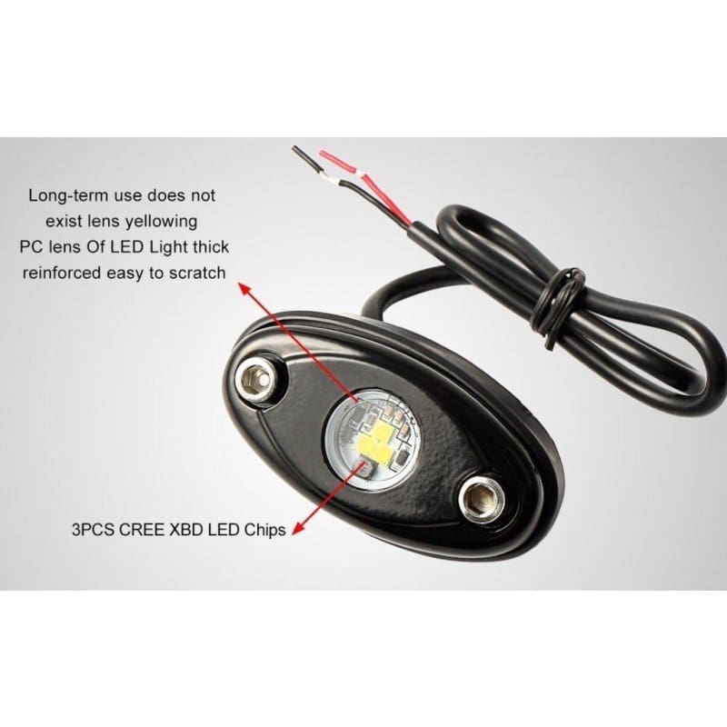 9w Off Road White LED Rock Light · Underground Lighting