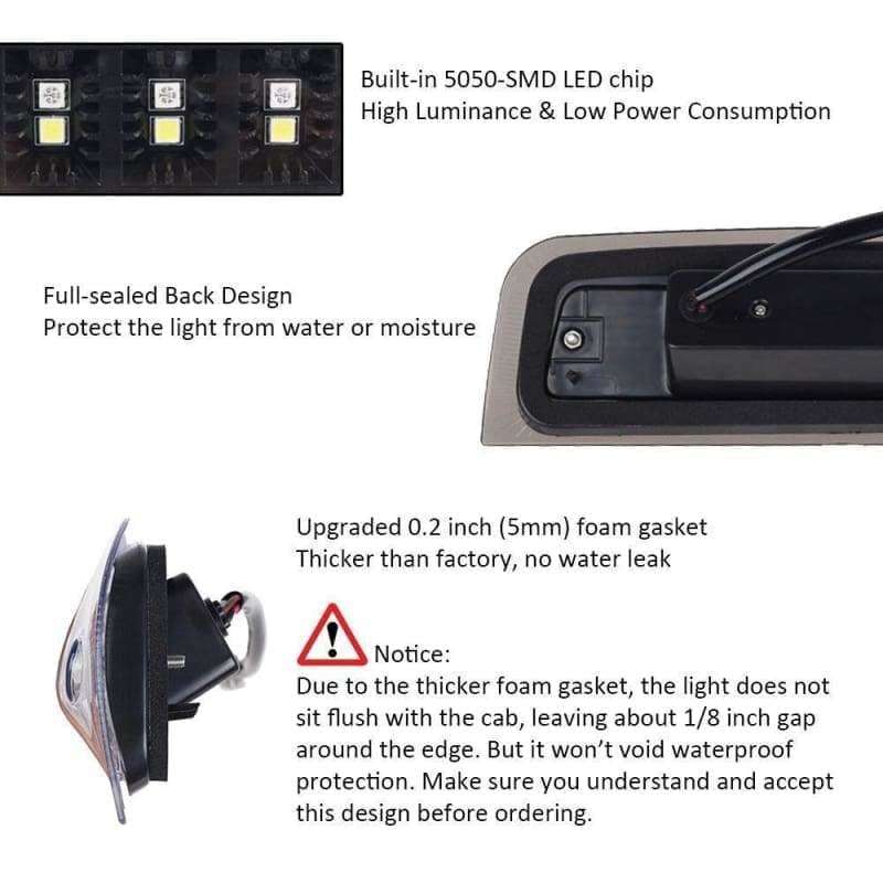 Underground Lighting - Black LED 3rd Brake Lights for Ford 2009-2014 ...
